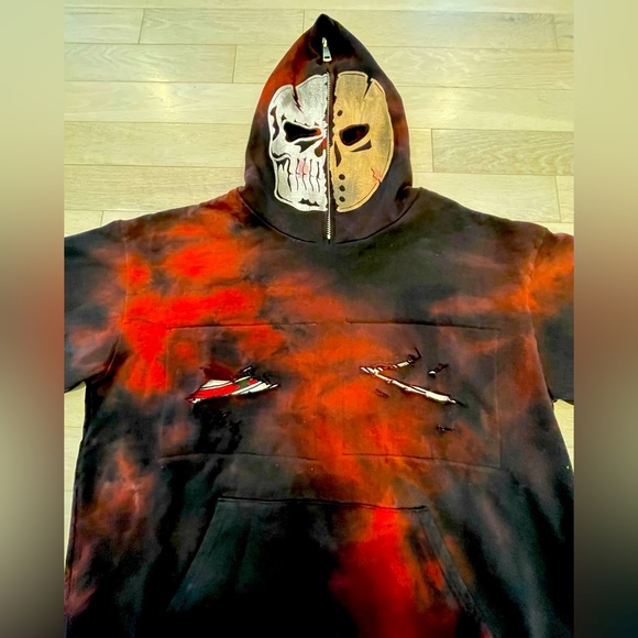 Warren Lotus | Sweaters | Rare Warren Lotus 22 Halloween Slasher Hoodie ...